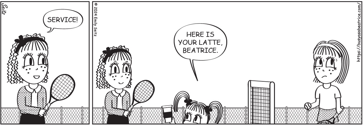 Busy as a Beatrice – Comic Strip